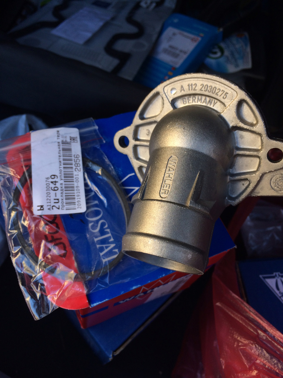 A1122030076 Прокладка уплотнительная термостата Mercedes | Запчасти на ...