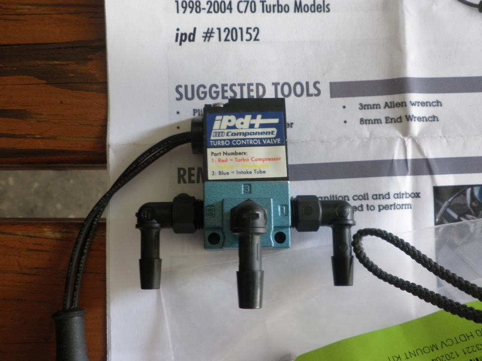 ipd Turbo Control Valve — Volvo S70 R, 2,3 л., 1998 года | тюнинг | DRIVE2