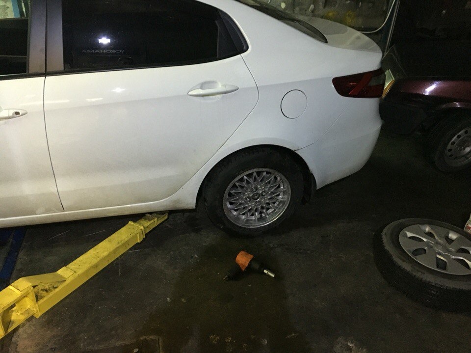 диски — KIA Rio (3G), 1,6 л, 2014 года | колёсные диски | DRIVE2