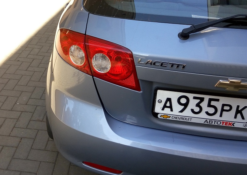 Ремонт креплений заднего бампера — Chevrolet Lacetti 5D, 1,4 л, 2010 ...