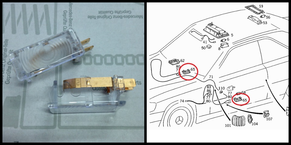 Каталог запчястей w124 в картинках 2 — Mercedes-Benz E-Class Coupe ...