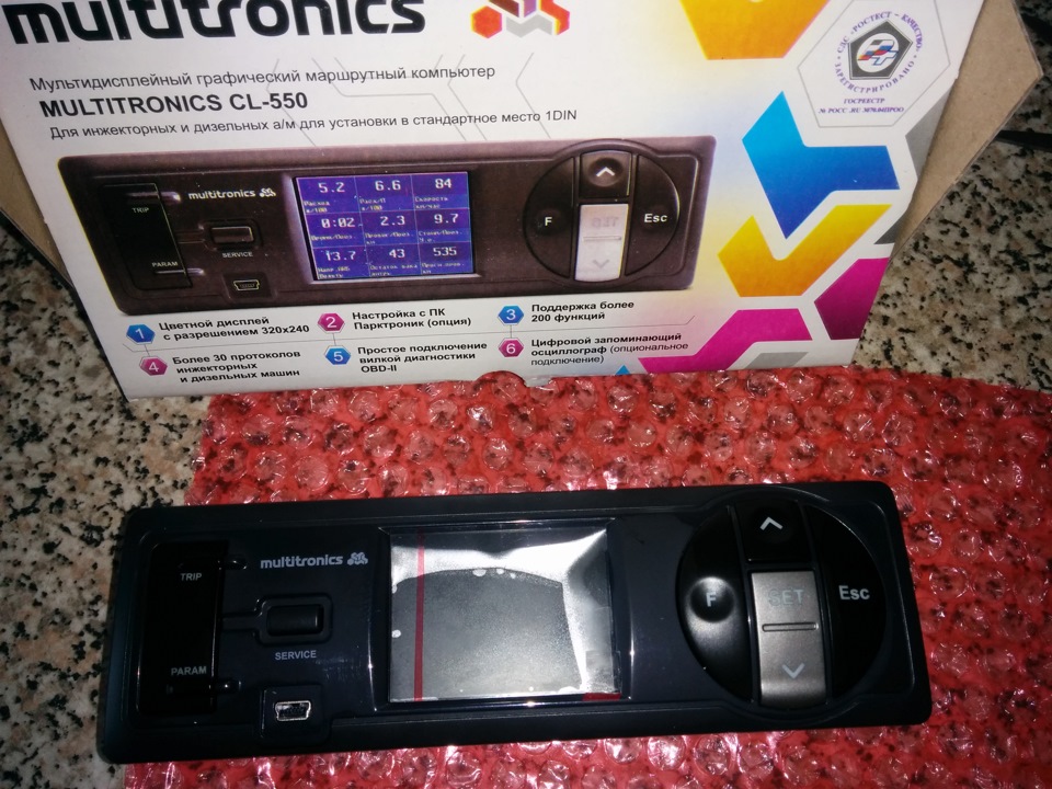 Установил маршрутный компьютер Multitronics CL-550 — Suzuki Grand Vitara (2G), 2,7 л, 2007 года ...