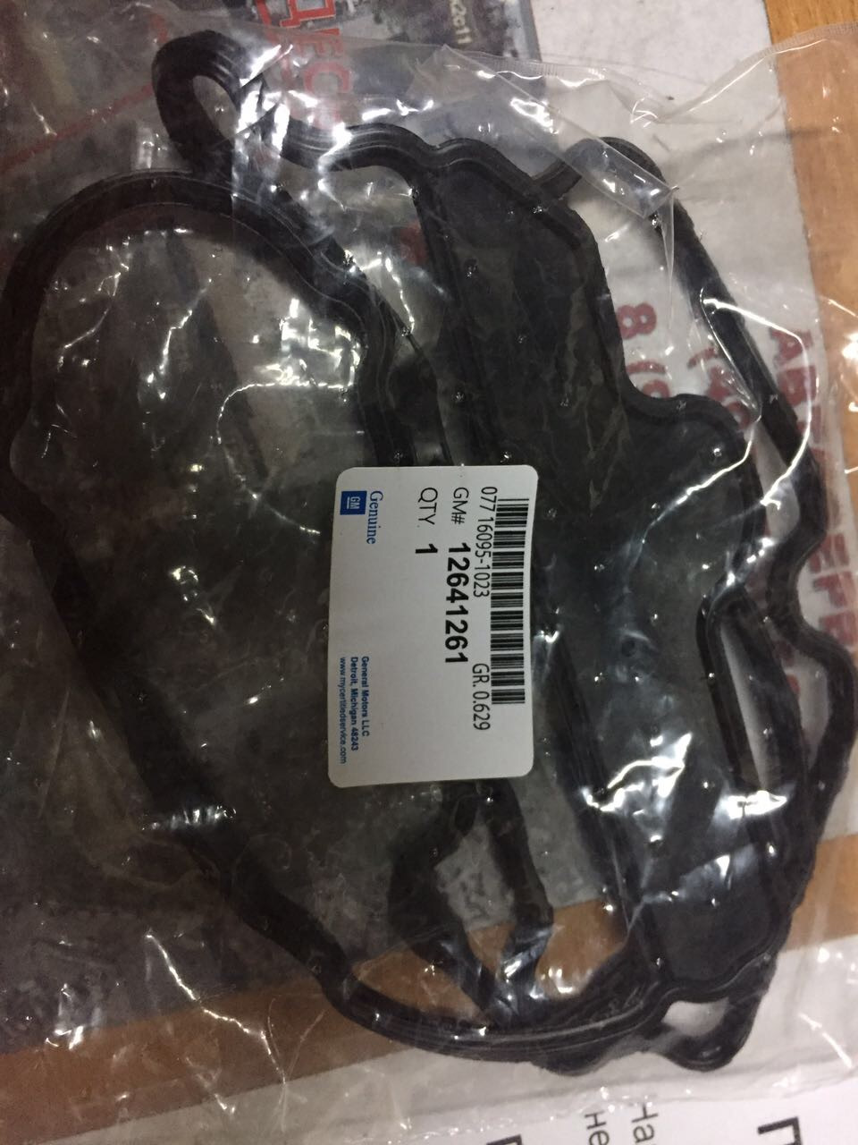 12641261 Прокладка клапанной крышки ДВИГАТЕЛЯ GM | Запчасти на DRIVE2