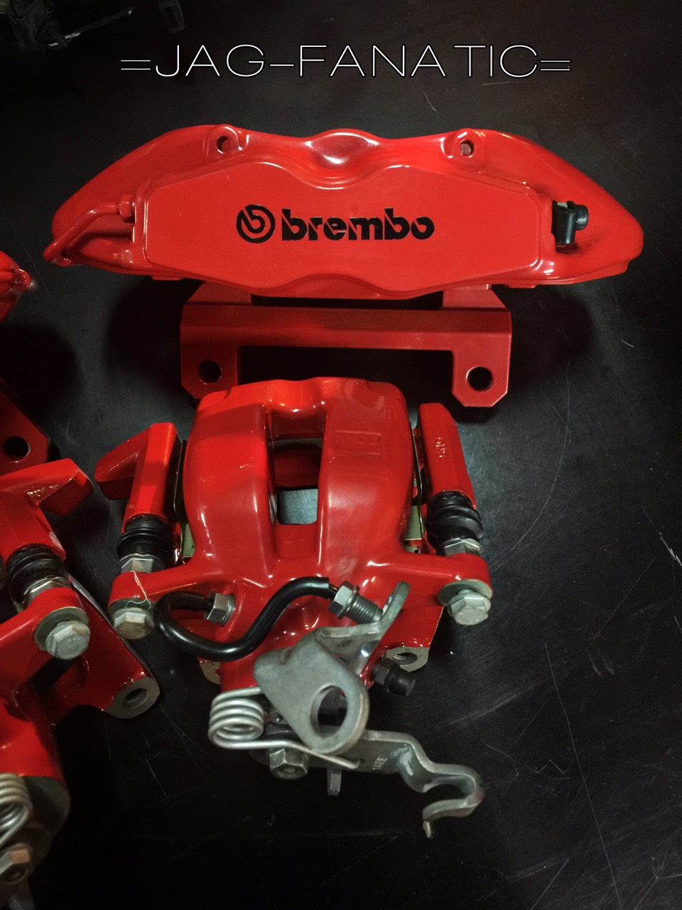 комплект суппортов на переднюю и заднюю ось PQ/MQB BREMBO 4POT — =VAG-LIQUID= на DRIVE2