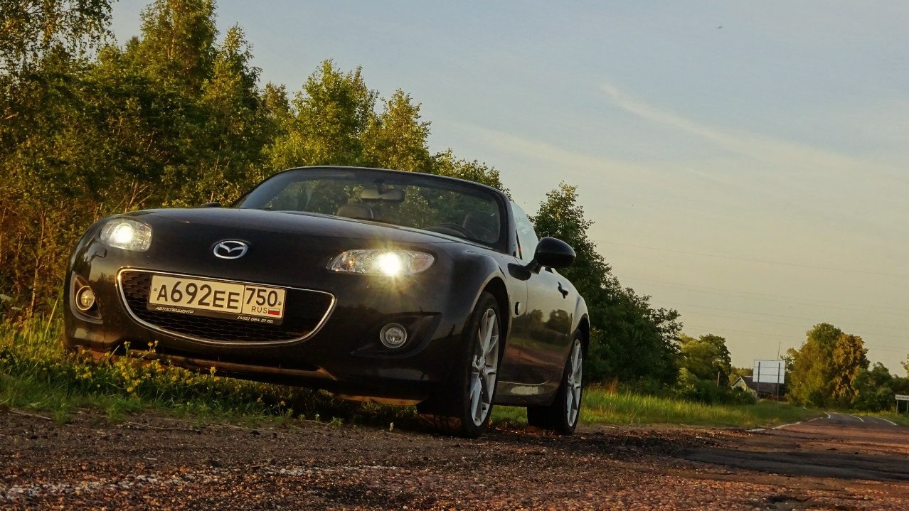 Mazda MX-5 (NC) 2.0 бензиновый 2011 | Чёрная фурия на DRIVE2