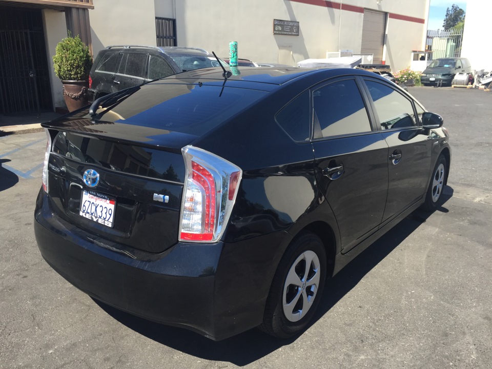 Затонировался / Windows tinting — Toyota Prius (30), 1,8 л, 2013 года ...