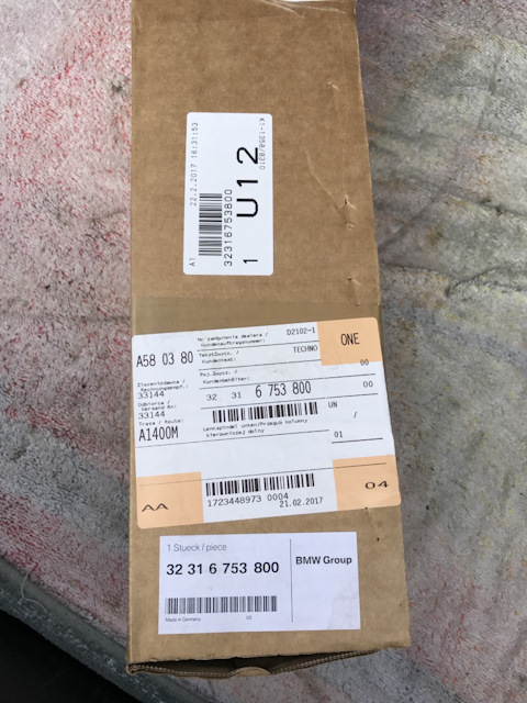 32316753800 Нижняя секция вала рулевого управления BMW | Запчасти на DRIVE2