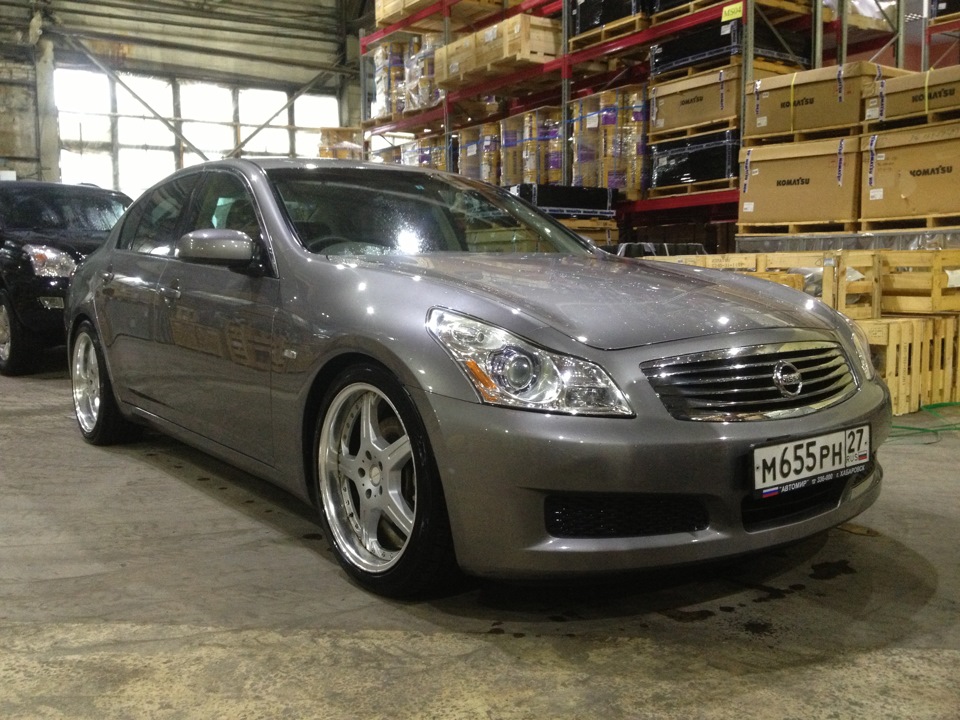 Летний вариант — Nissan Skyline (V36), 2,5 л, 2007 года | колёсные диски | DRIVE2