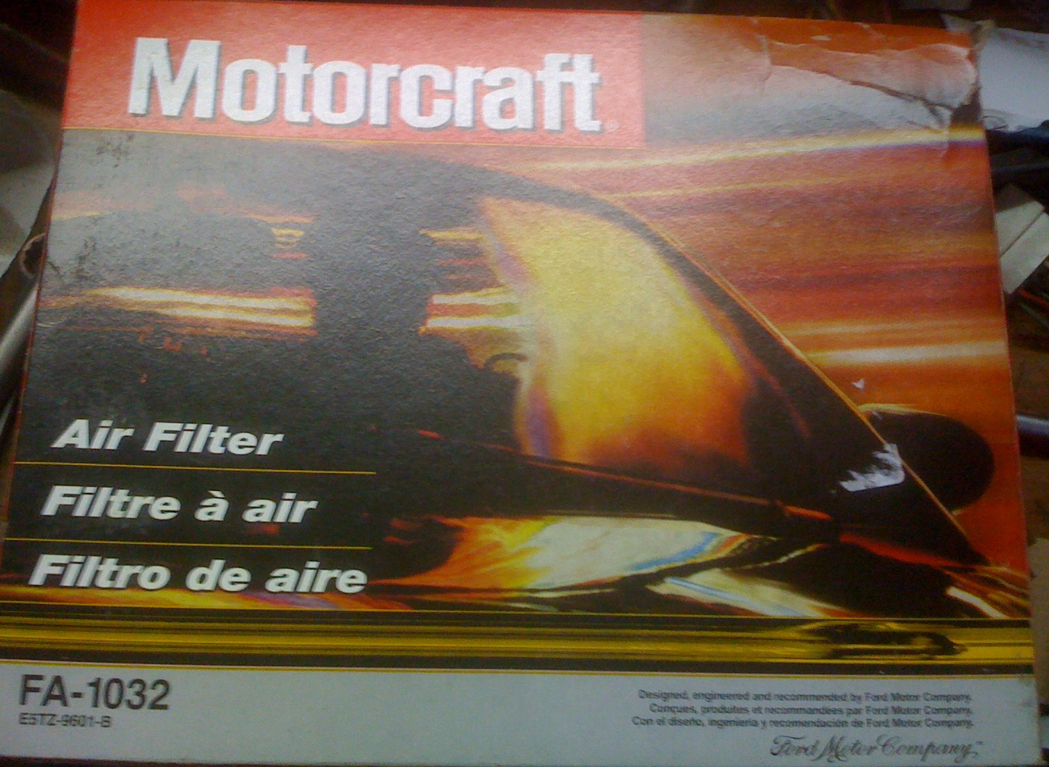 FA1032 Фильтр воздушный Motorcraft | Запчасти на DRIVE2