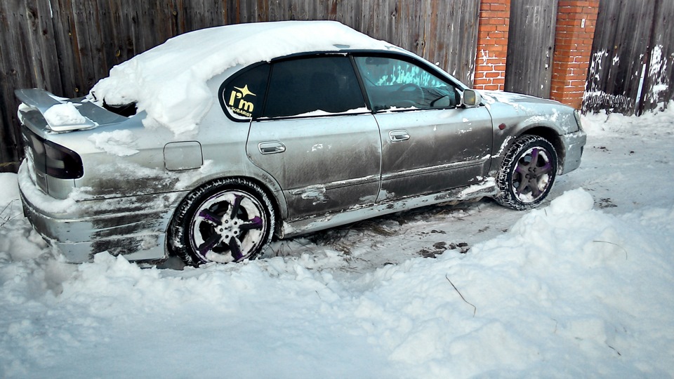 зимние фото — Subaru B4 Be 2 5 л 2001 года фотография Drive2