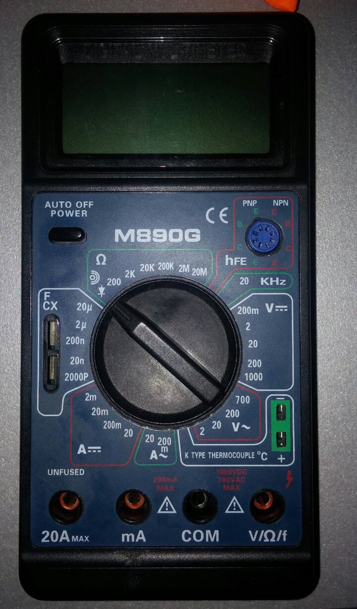 Переделка на литий тестера M890G — DRIVE2