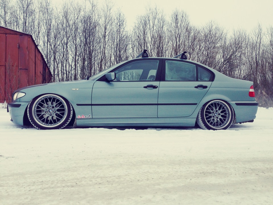 Зимуем, холода … Пневмоподвеска BMW 3 AIR "LOW" E46 (air suspension) г ...
