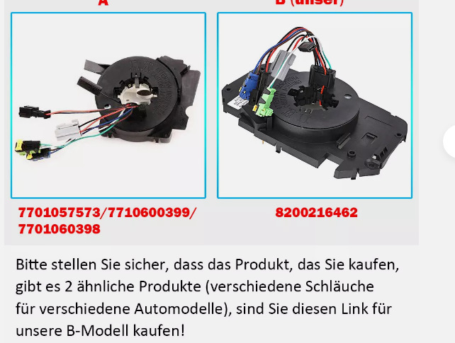 7701057573 Витая пружина, подушка безопасности RENAULT | Запчасти на DRIVE2