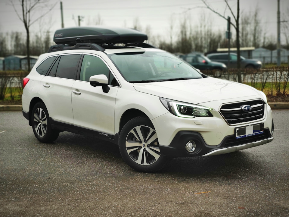 Автобокс INNO shadow 16 — Subaru Outback (BS), 2,5 л, 2018 года ...