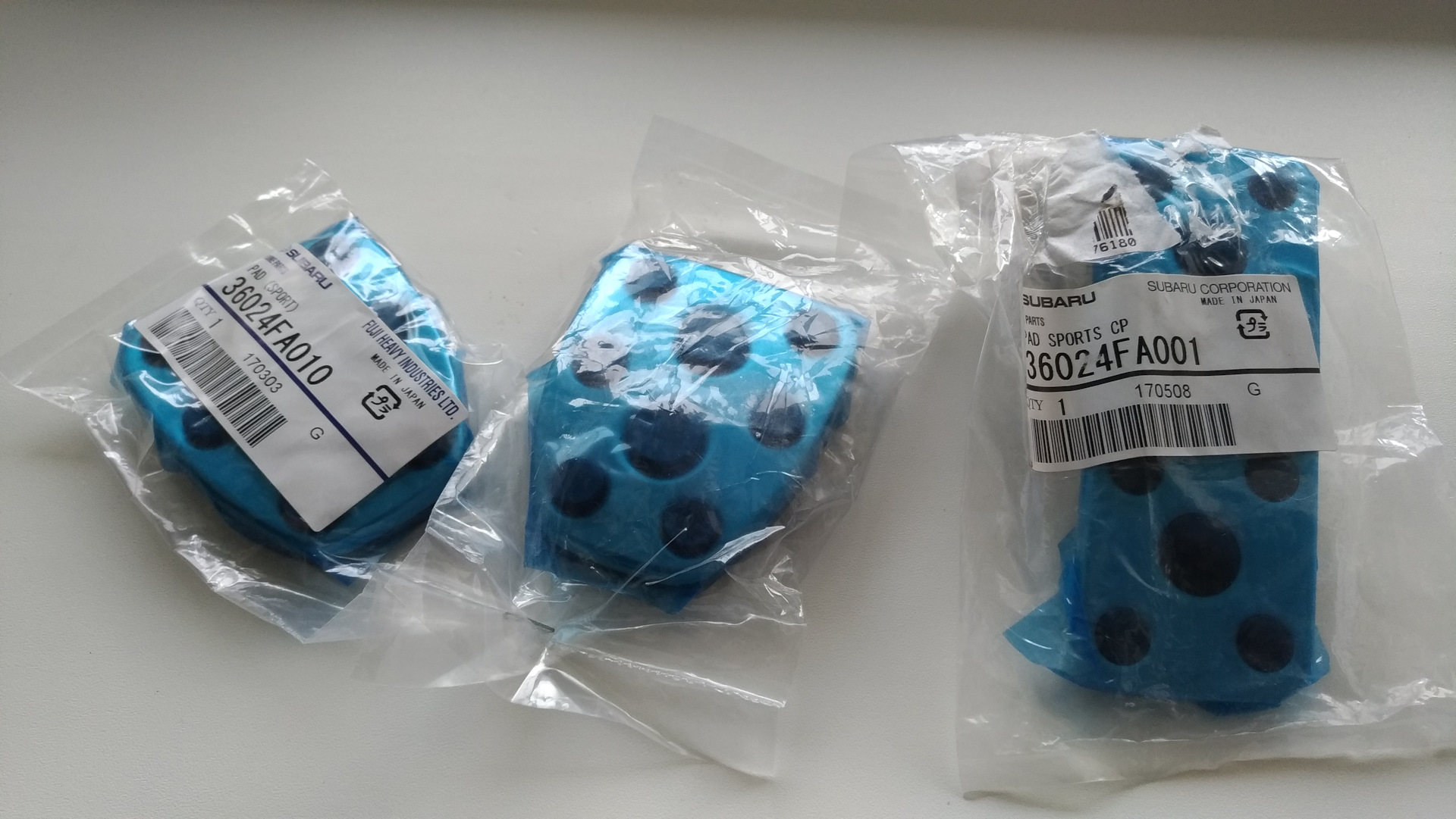 Сменил накладки на педалях, аля спорт, оригинал… — Subaru Forester (SG ...