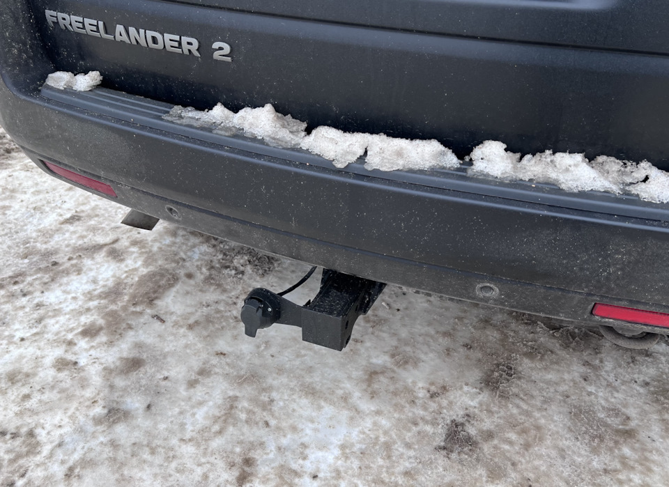 Установка фаркопа — Land Rover Freelander 2 (L359), 2,2 л, 2011 года ...