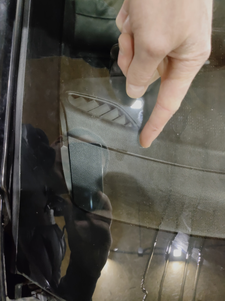 Заменил лобовое стекло 5697agahm1e фуяо — Mitsubishi Outlander (3G), 2 ...