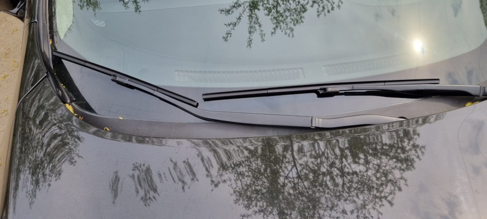Щетки лобового стекла. — Nissan Murano II, 3,5 л, 2011 года ...