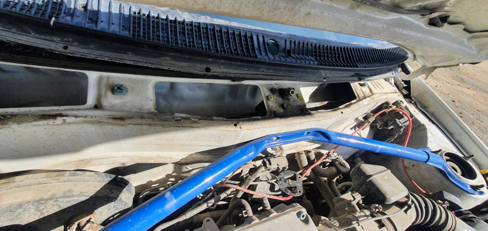 Доделали распорку — Toyota Sprinter Carib (AE110G), 1,8 л, 2000 года ...