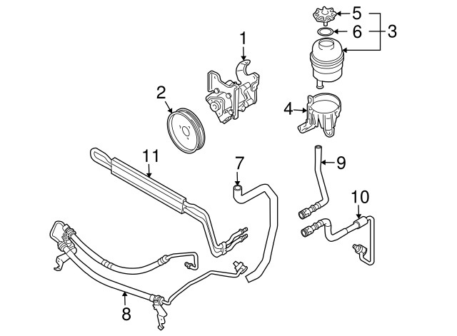 32413450590 Насос гидроусилителя рулевого управления BMW | Запчасти на ...