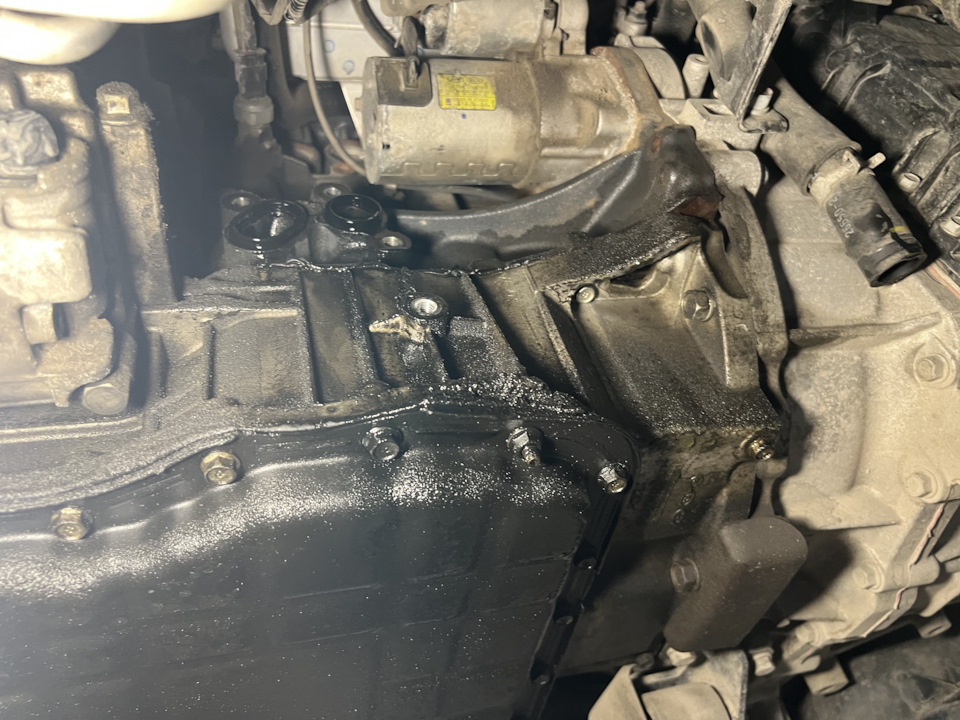 ТО и чистка датчика, замена прокладок теплообменника на масляном ...