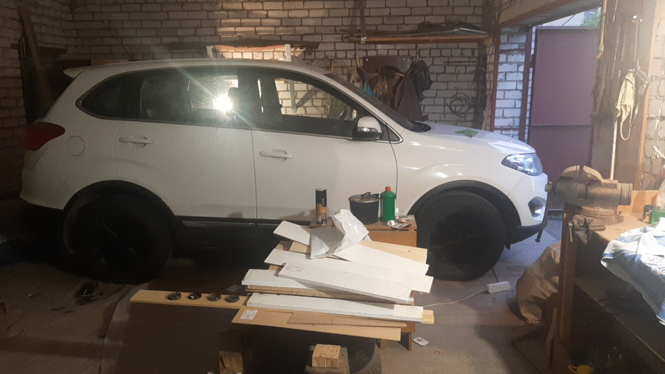 Покраска дисков и чернение пластика — Chery Tiggo 5, 2 л, 2014 года ...