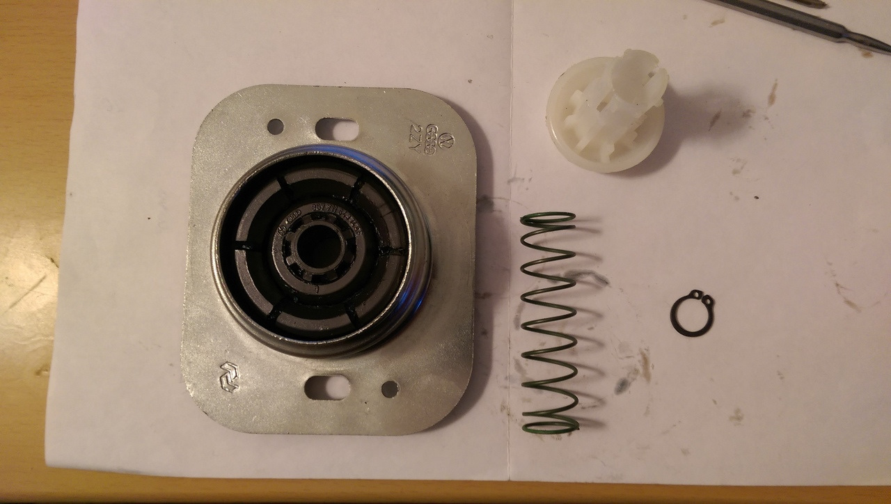 Опора ручки КПП — Volkswagen Passat B2, 2 л, 1986 года | своими руками ...