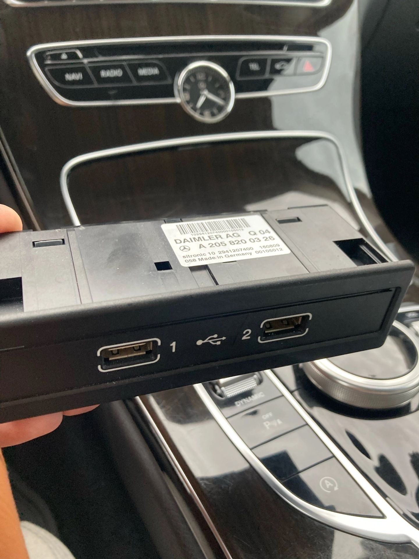 Ремонт USB-портов — Mercedes-Benz C-class (W205), 1,6 л, 2016 года ...