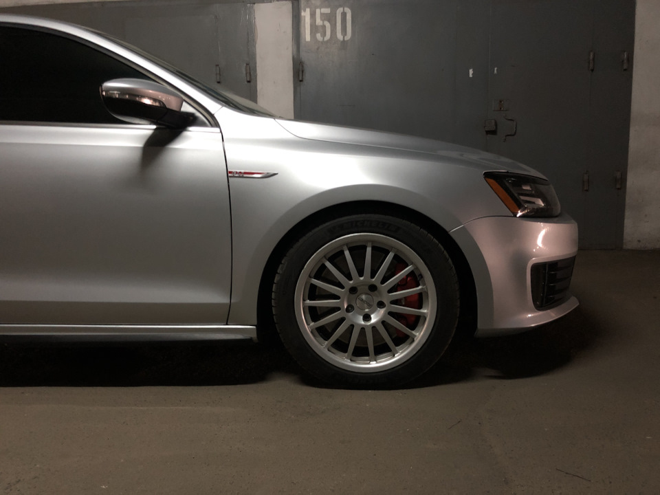 H&R Sport Performance Springs -35 mm — Volkswagen Jetta VI, 2 л, 2015 года | тюнинг | DRIVE2