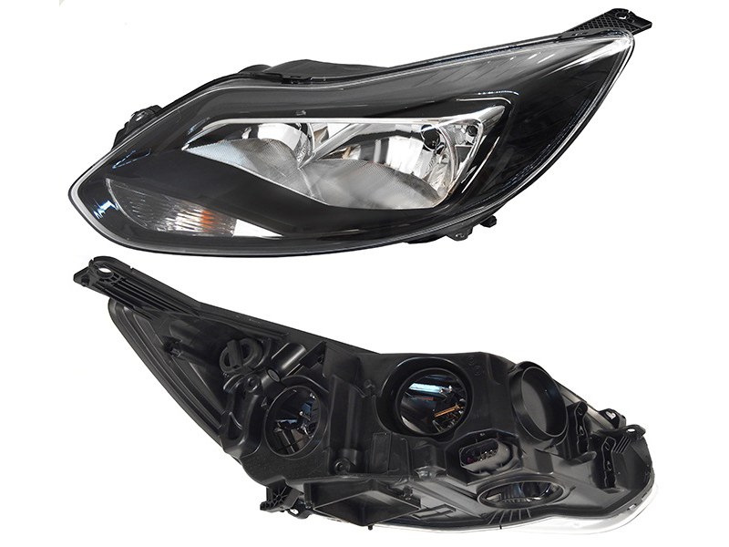 Фары с черной маской — Ford Focus Sedan III, 1,6 л, 2012 года ...