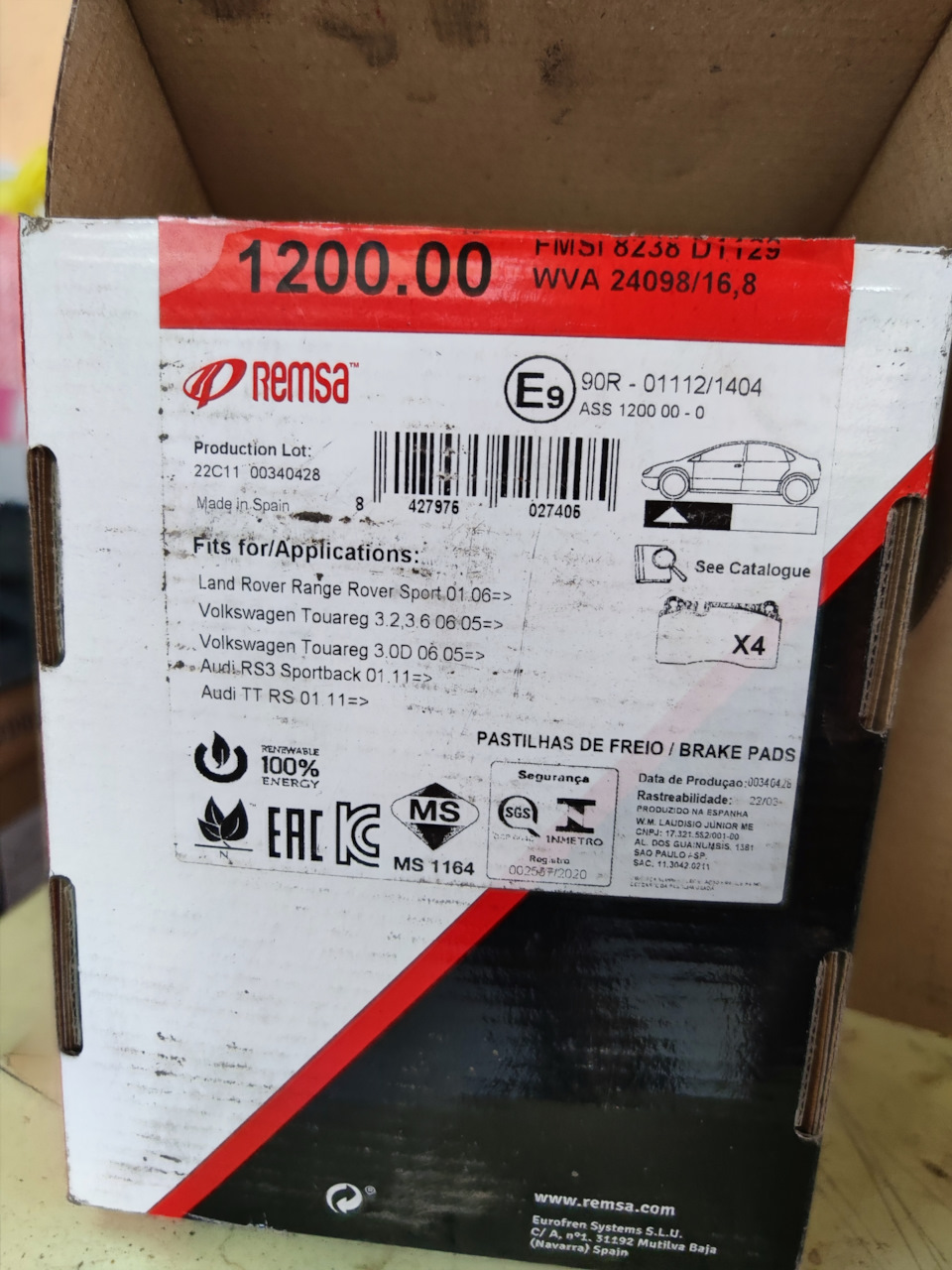 552001 Амортизатор задний (левый/правый). Серия Gas-A-Just KYB ...