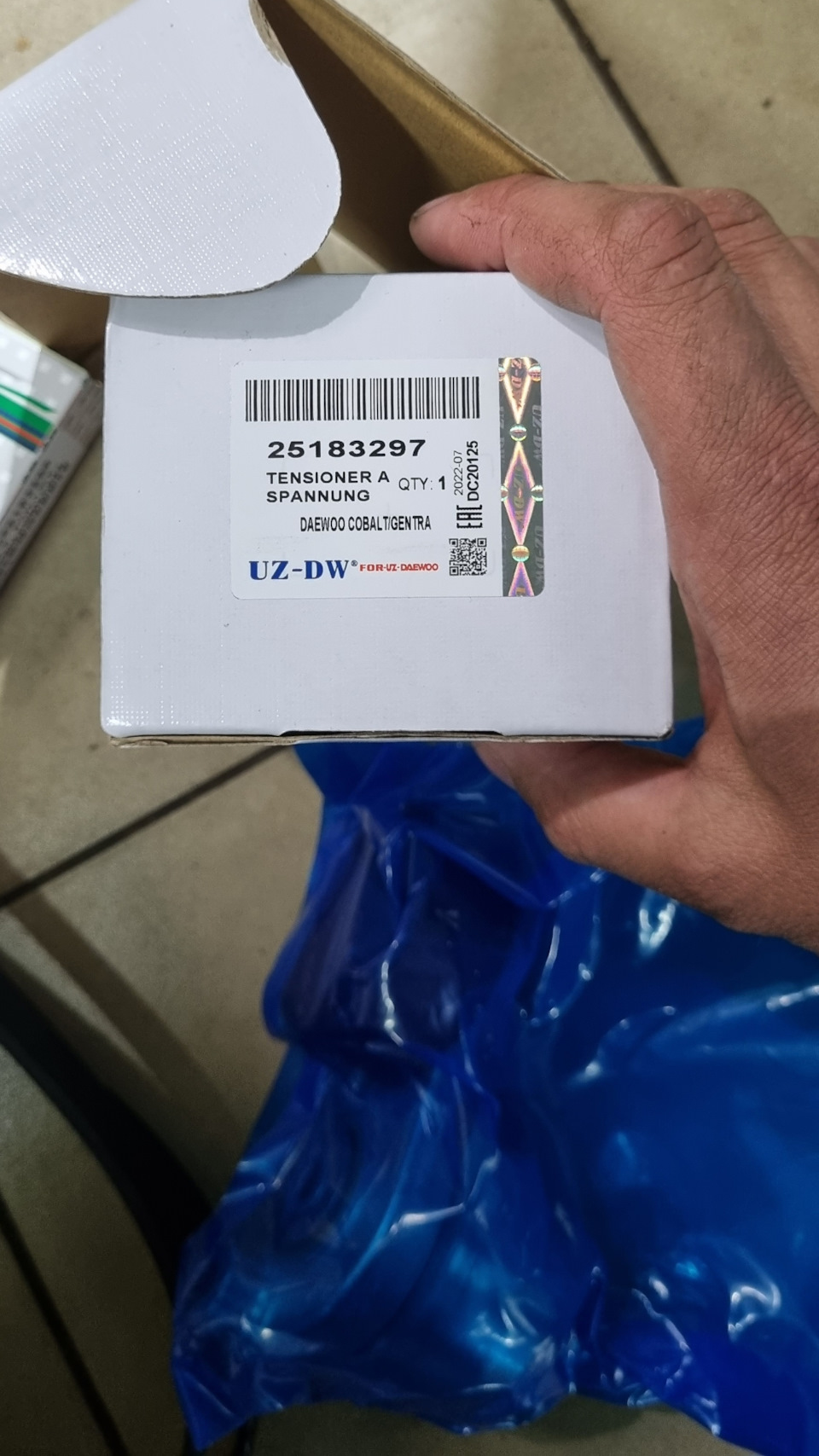 25183297 Натяжитель приводного ремня Cobalt GM | Запчасти на DRIVE2