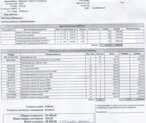 1540A050 Прокладка двигателя Mitsubishi | Запчасти на DRIVE2