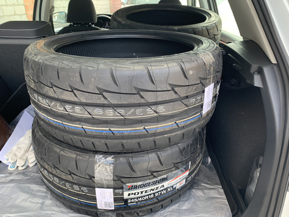 ЛЕТО—Bridgestone Potenza RE003 Adrenalin — Audi TT (2G), 2 л, 2013 года | шины | DRIVE2