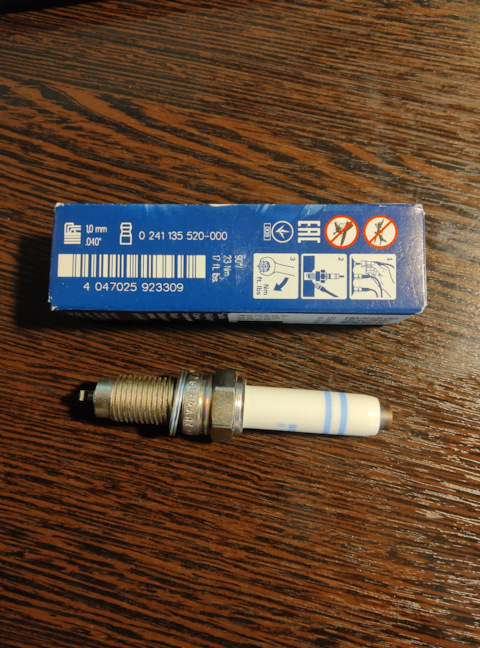 0241135520 СВЕЧА ЗАЖИГАНИЯ Y7LER02 (1.0), 1ШТ BOSCH | Запчасти на DRIVE2