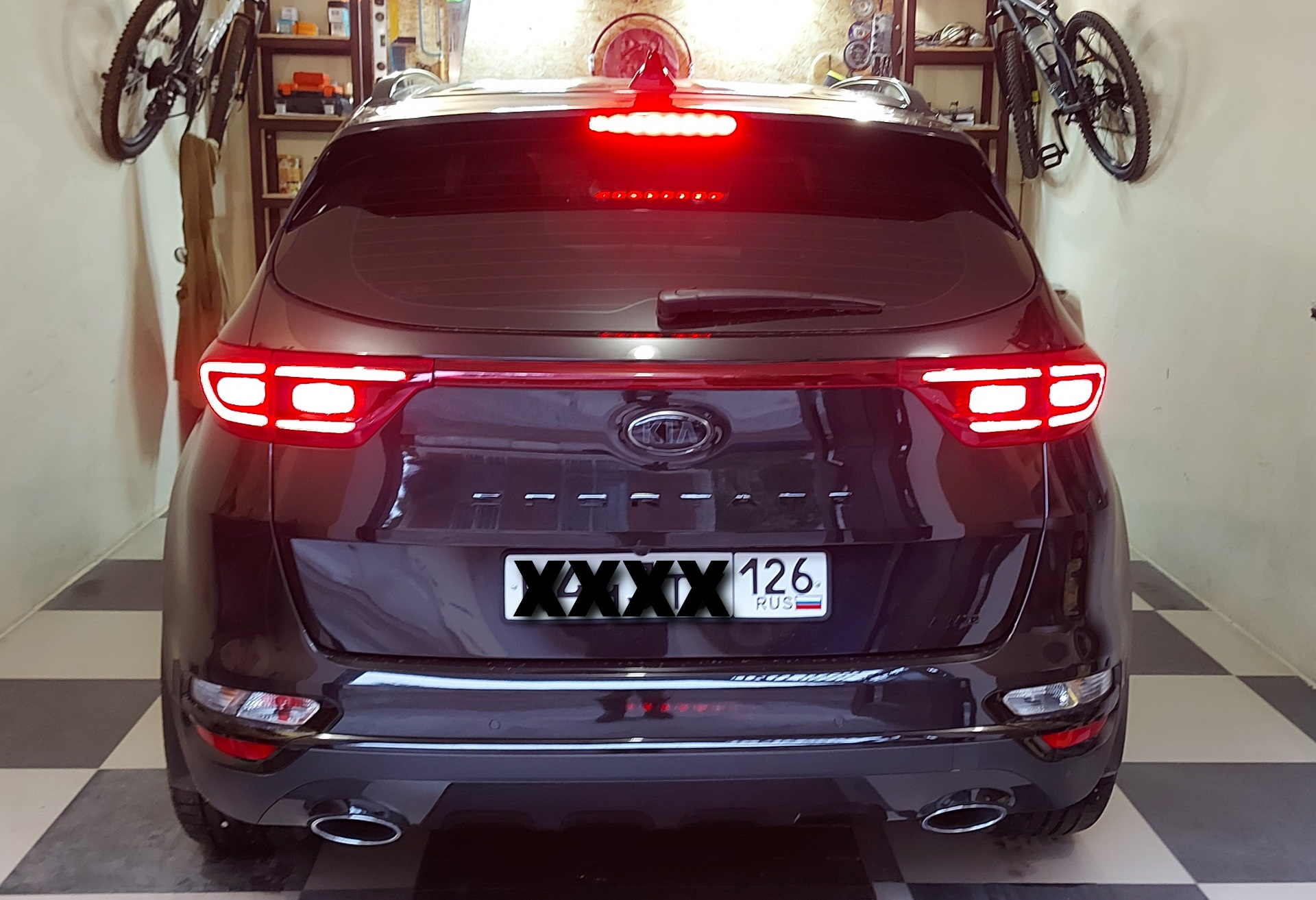 "4х глазый стоп" — KIA Sportage (4G), 2,4 л, 2021 года | своими руками ...