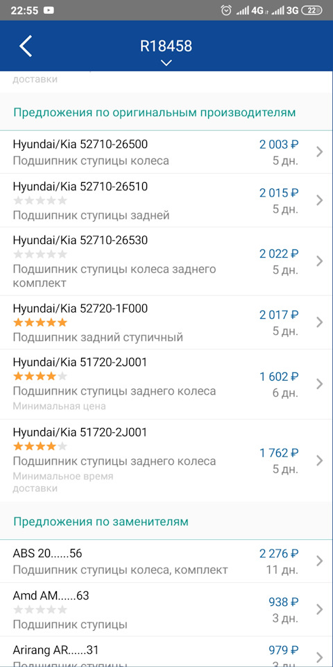 527201F000 ШАРИКОВЫЙ ПОДШИПНИК D=50ММ KIA HYUNDAI | Запчасти на DRIVE2