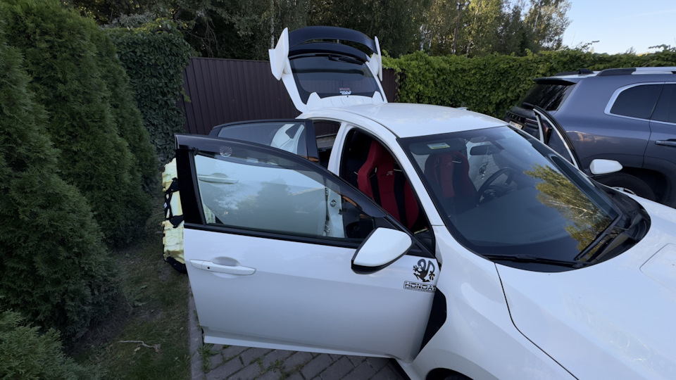 PRL “Throwback” Rear strut bar — Honda Civic Type R (5G), 2 л, 2018 ...