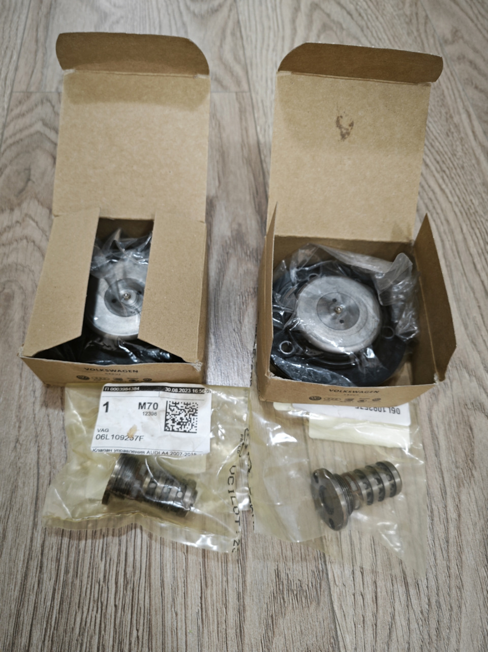 Замена клапана и магнита фазорегулятора — Audi A6 (C7), 1,8 л, 2016 ...