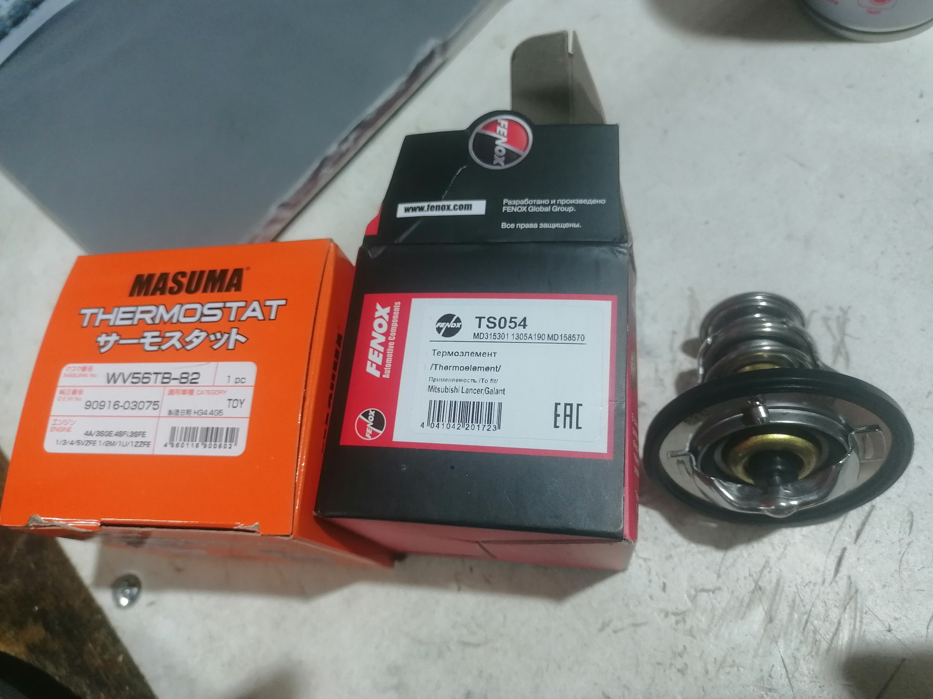 Замена термостата Авенсис 1,8. MASUMA WV56TB-82 -НЕ ПОДХОДИТ! — Toyota ...