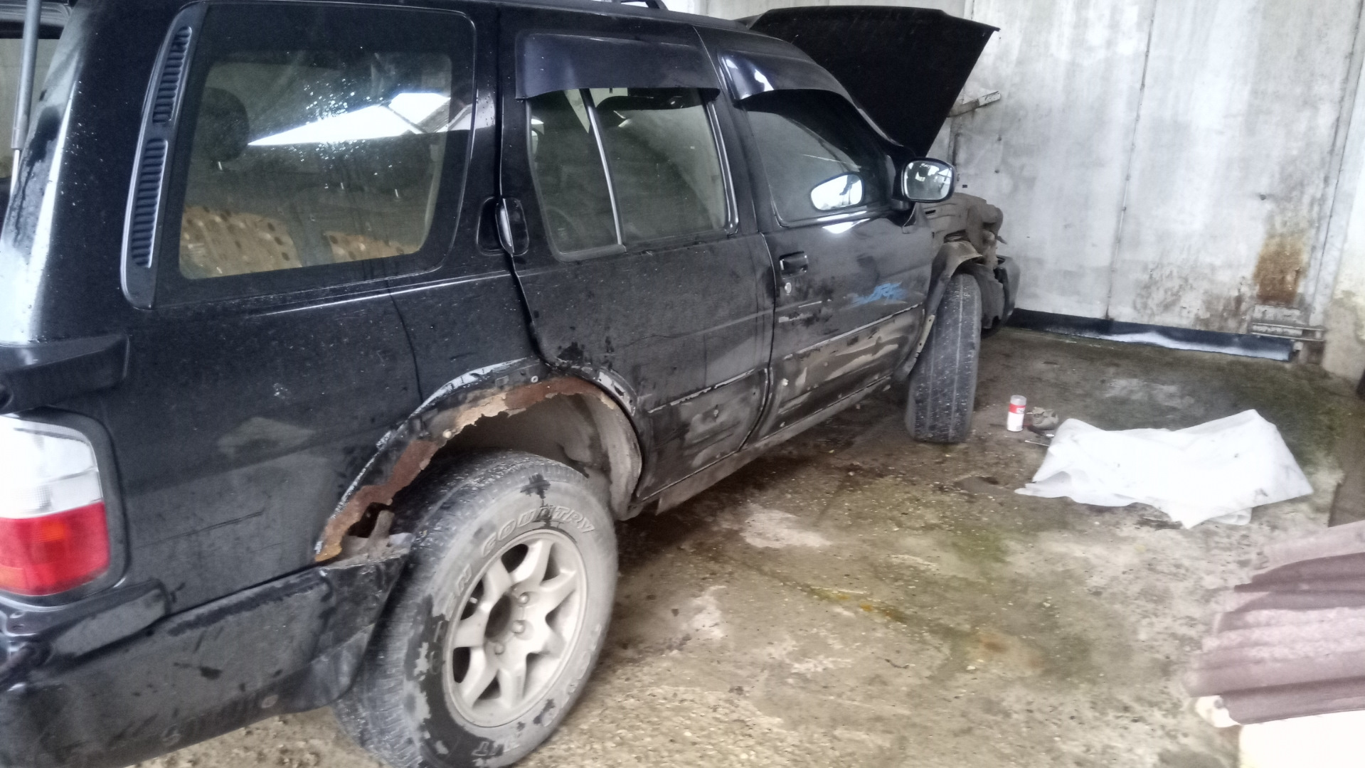 До и после) — Nissan Terrano Regulus, 3,2 л, 1998 года | кузовной ...