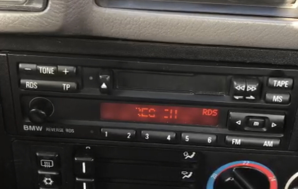 Замена шлейфа дисплея BMW reverse RDS — BMW 5 series (E34), 2,5 л, 1991 года | своими руками ...