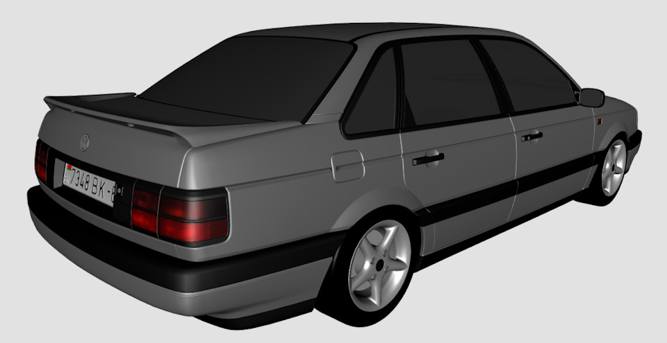 3D Модель VW Passat B3 Sedan — DRIVE2