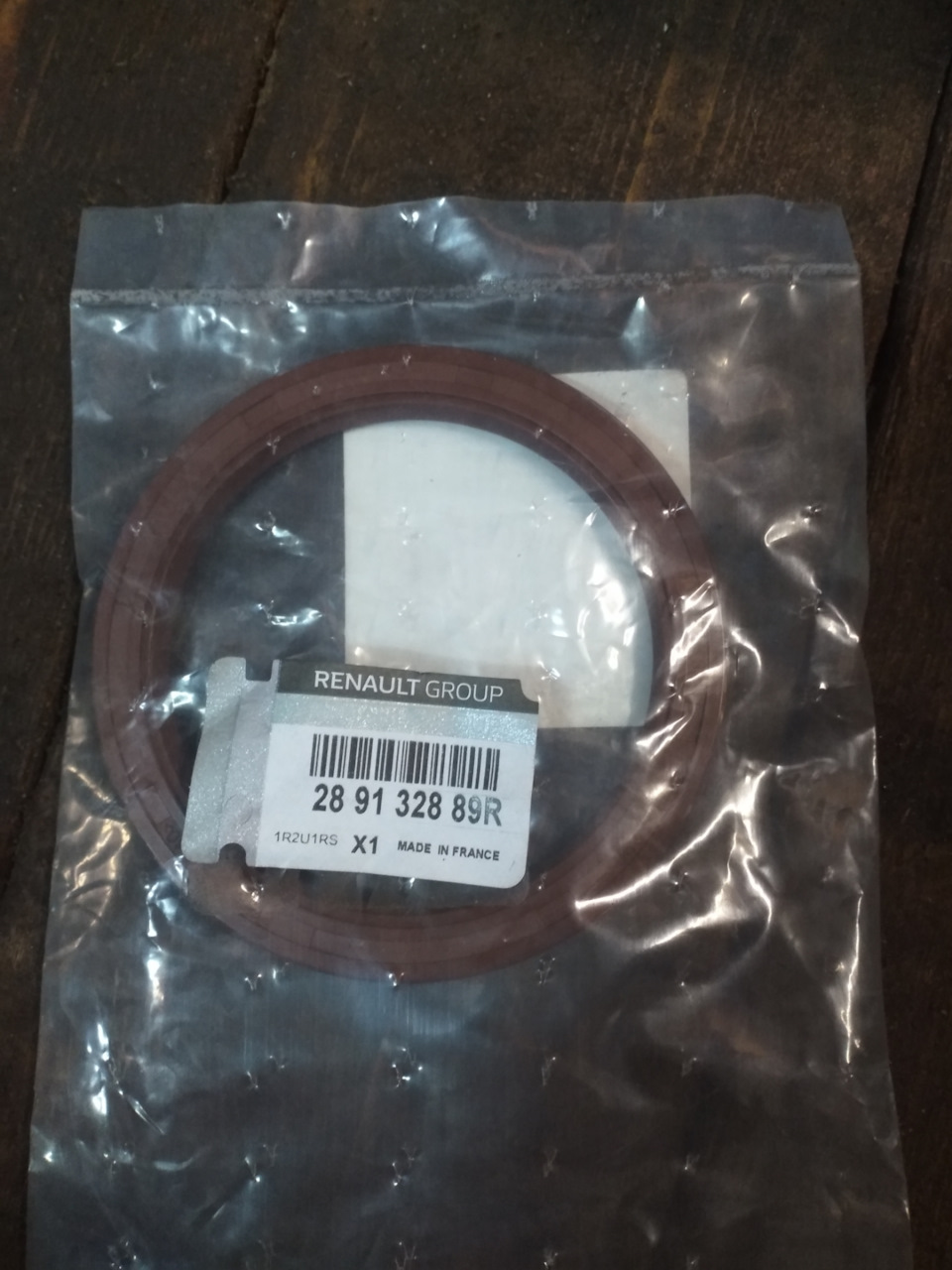 289132889R Сальник коленчатого вала RENAULT | Запчасти на DRIVE2