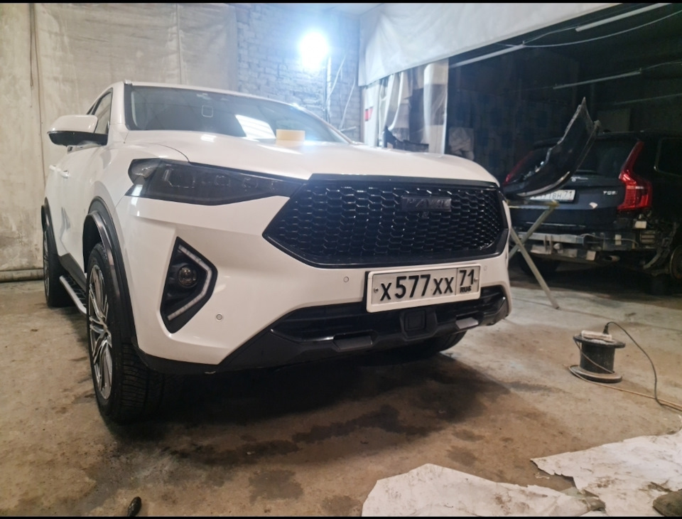 Установил губу — Haval F7x, 2 л, 2020 года | тюнинг | DRIVE2