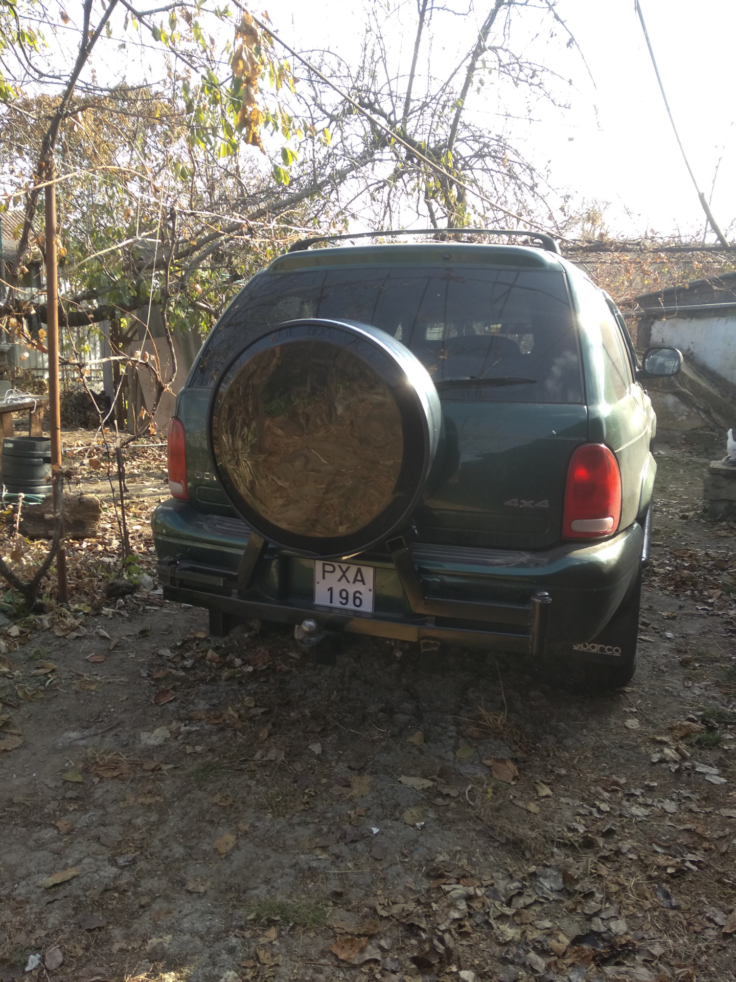 Модернизация кронштейна запасного колеса и установка чехла запаски ...