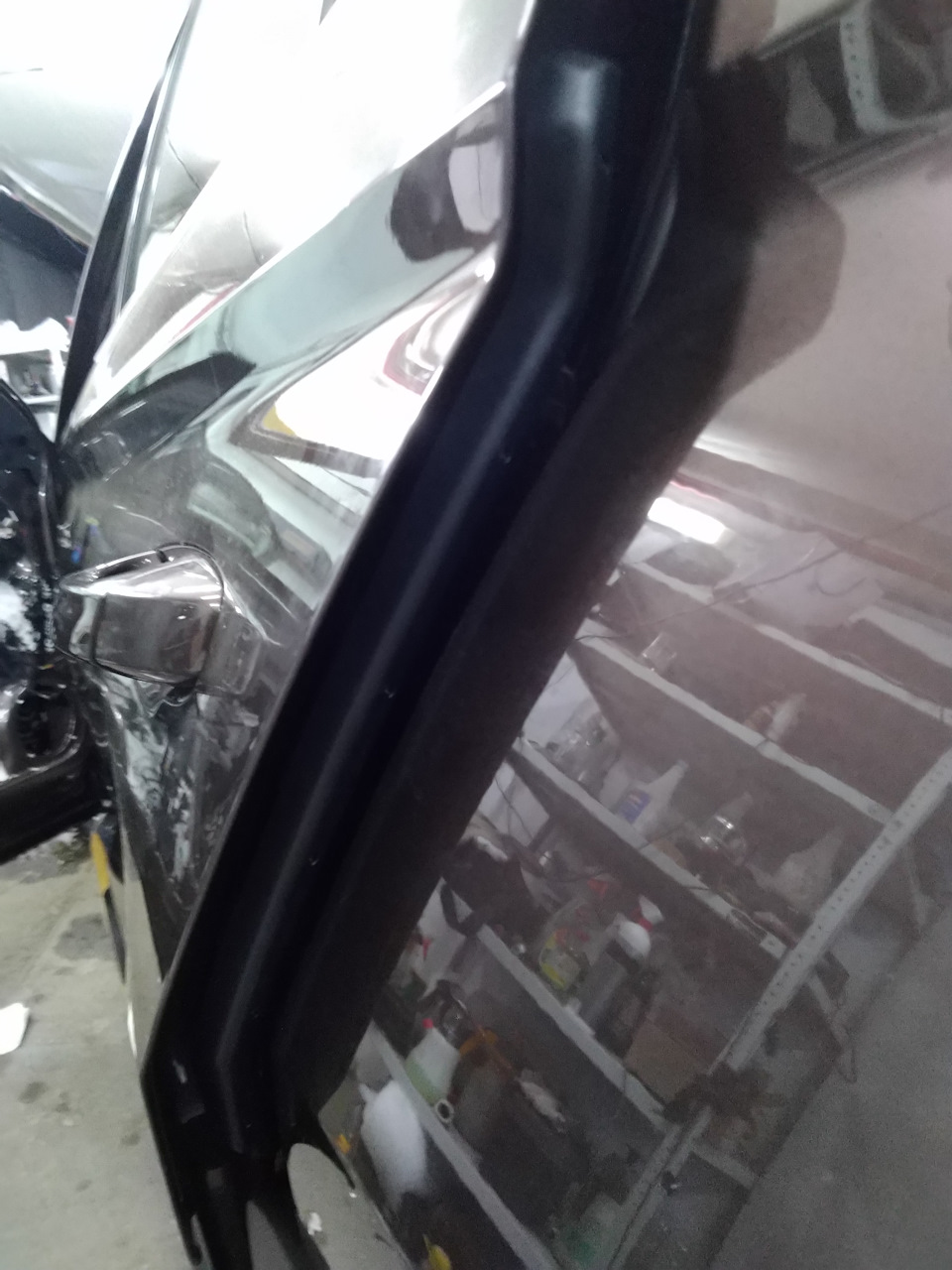 3.Установка на авто сборки НН защитных накладок кромок дверей — Skoda ...