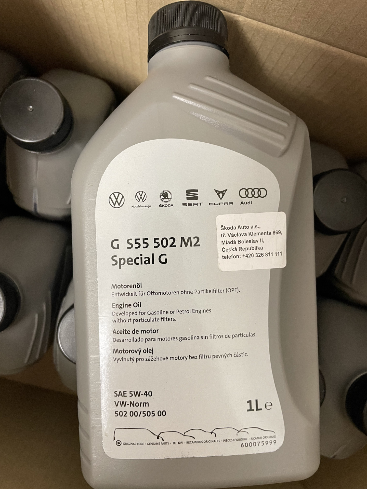 Покупка оригинального масла — Volkswagen Golf Mk7, 1,6 л, 2015 года ...