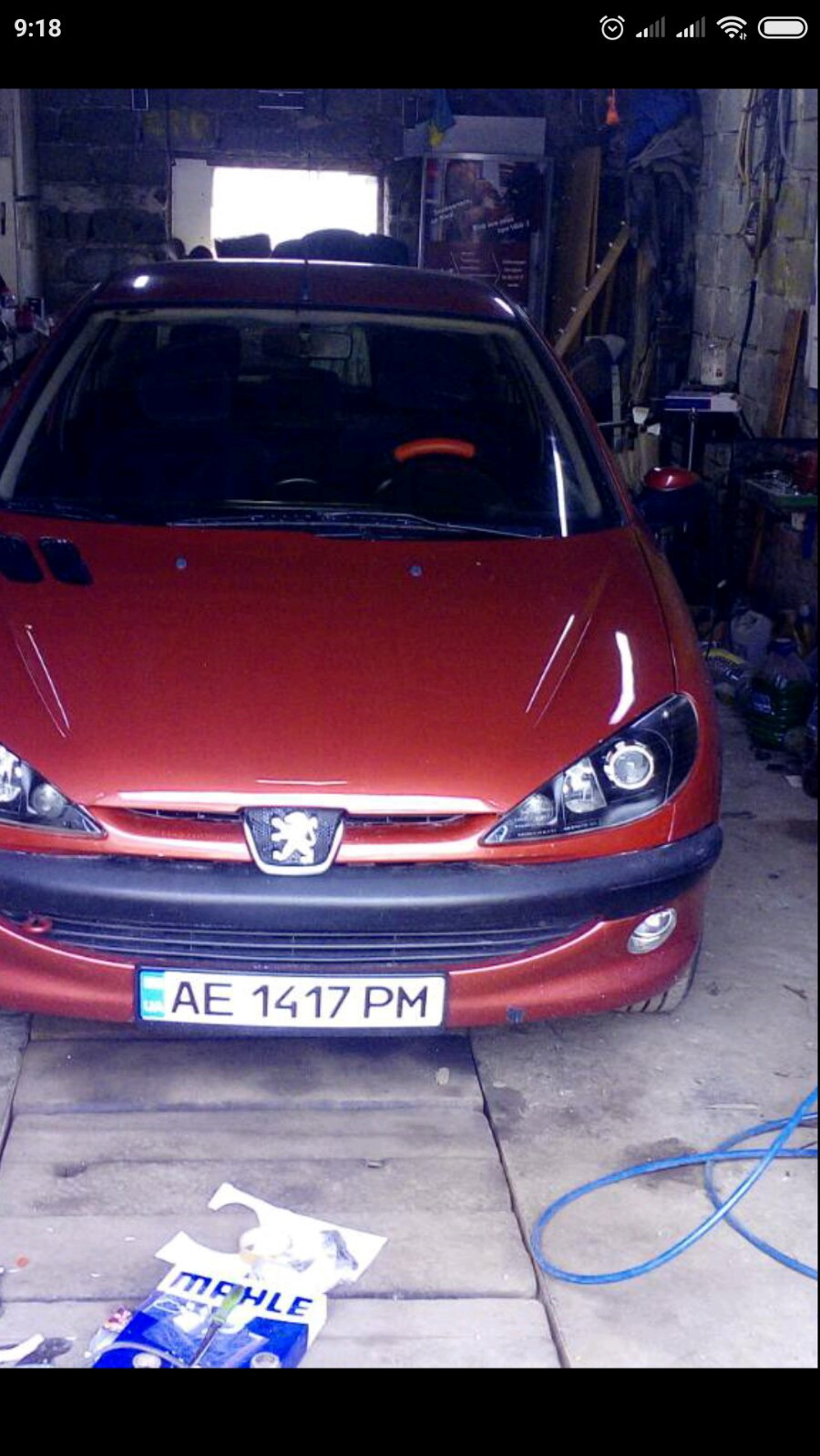 Колхоз фар. — Peugeot 206, 1,4 л, 2003 года | стайлинг | DRIVE2