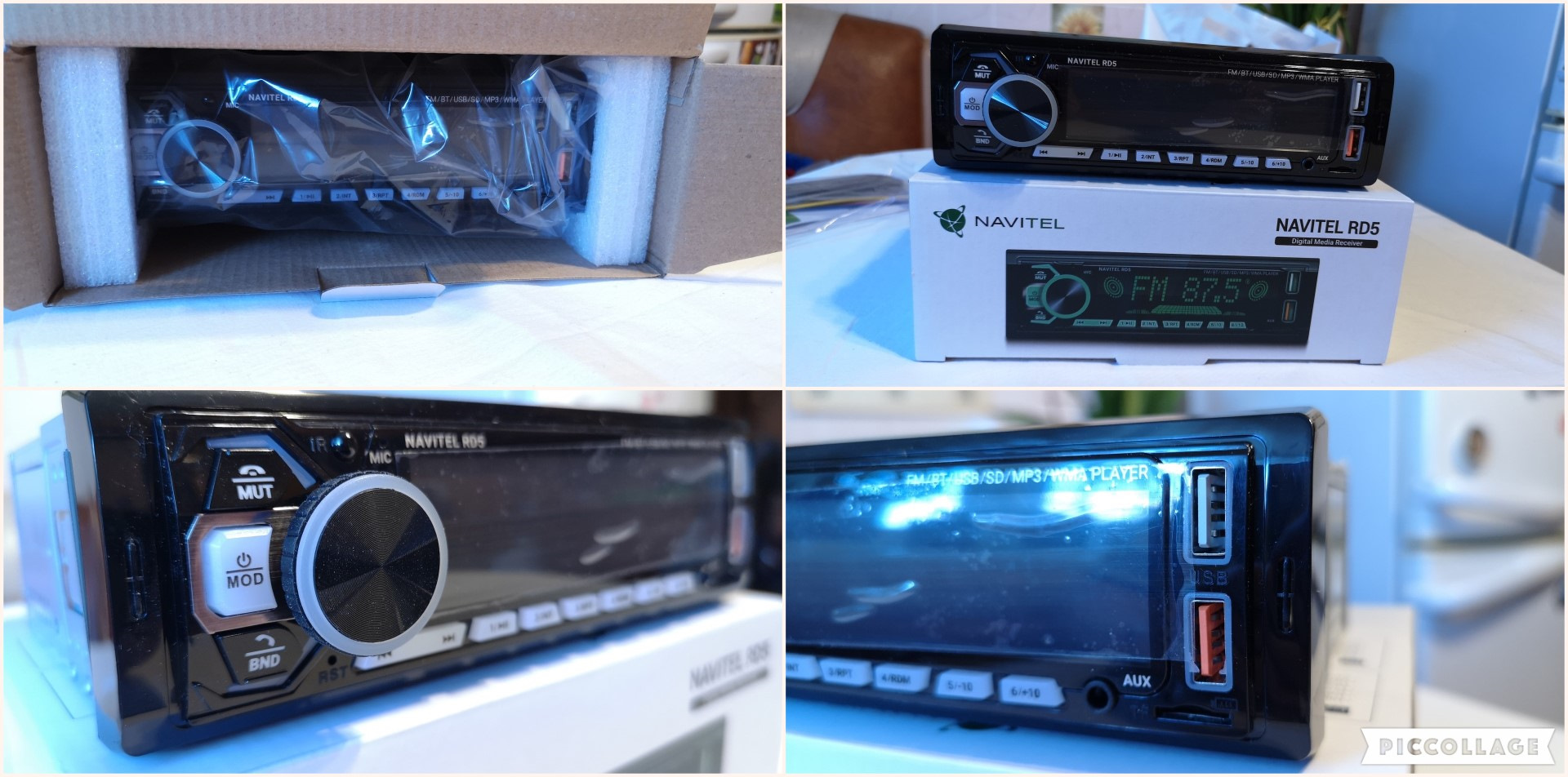 § 61. Автомагнитола от NAVITEL RD5 (1DIN) — обзор и установка! — Lada ...